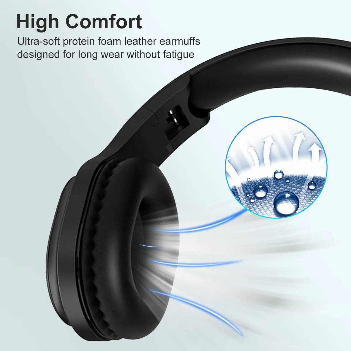 Hörlurar A8 Bluetooth, FM-radio eller via kabel & digital display ...